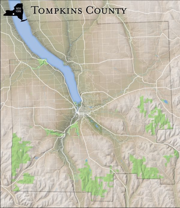 Terrain Notes for Tompkins County – Cartography Class